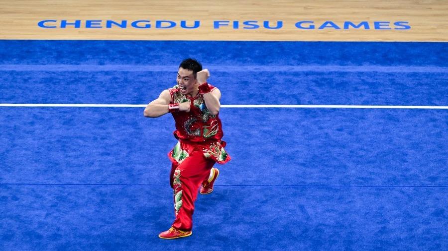 China wins four of six Wushu titles, including 1st Universiade gold ...