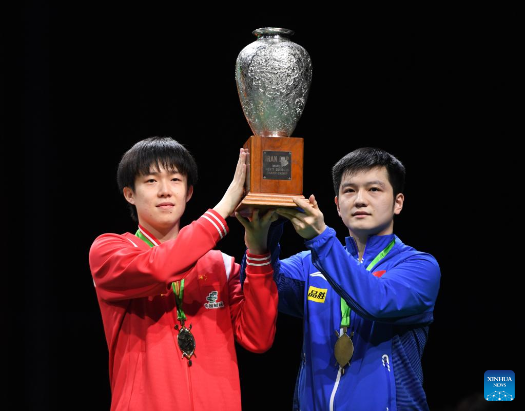 China's Fan/Wang claim men's doubles title at Table Tennis Worlds_英语频道 ...